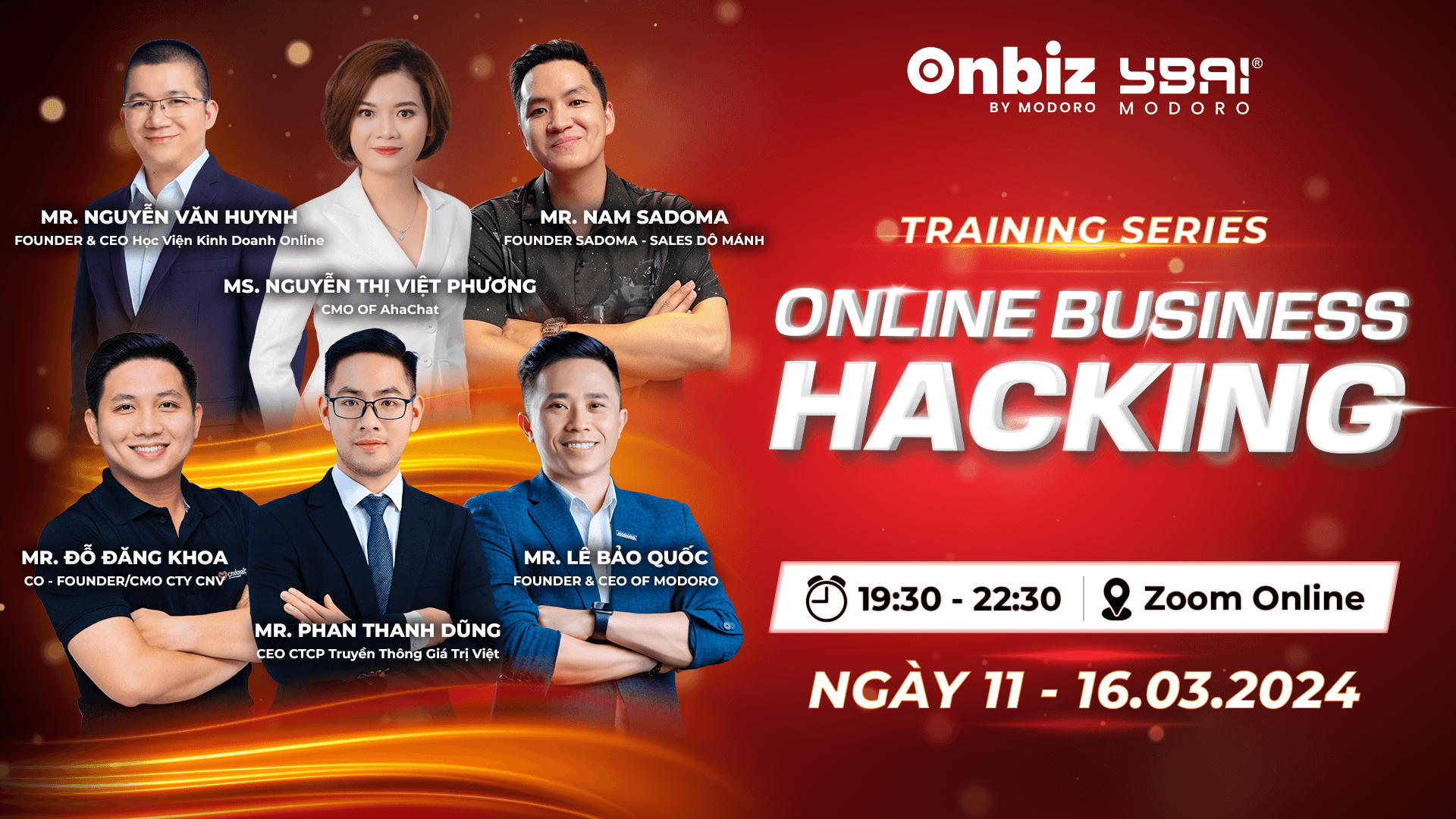 TRAINING SERIES: ONLINE BUSINESS HACKING